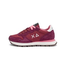 SUN68 Sneaker low 'Ally Solid' Herren Gr&ouml;&szlig;e 41 pink / rot / wei&szlig;