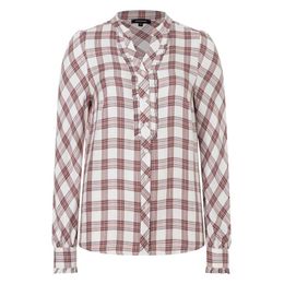 More & More More & More Karobluse in small woven check off white | Gr.: 36