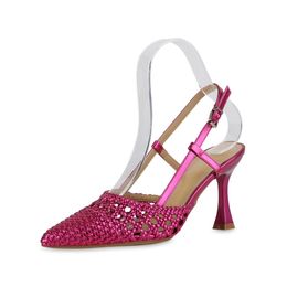 VAN HILL Slingpumps Aria in Fuchsia Metallic | Gr.: 41