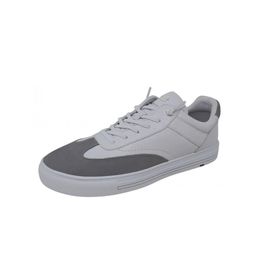 Lloyd Leder-Sneakers "Edik" in Wei&szlig;/ Grau | Gr.: 44