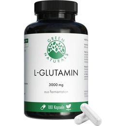 Heilpflanzenwohl GmbH Green Naturals L-Glutamin 3000 mg vegan Kapseln 180 St