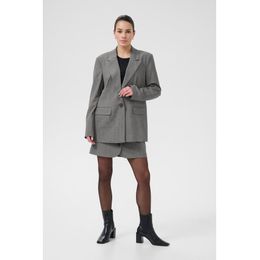 Kaffe Blazer KAellie Baggy fit in Grey Melange / Chalk Stripe | Gr.: 38