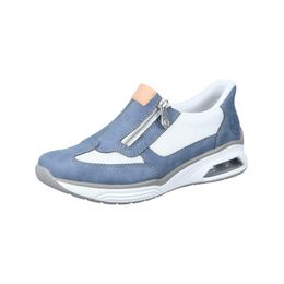 Rieker Slipper in lightblue/sportweiss/aprikot | Gr.: 36
