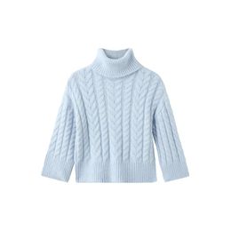 Mango Kids Sweater 'Aspen' girl Blue size 9-10 Jahre