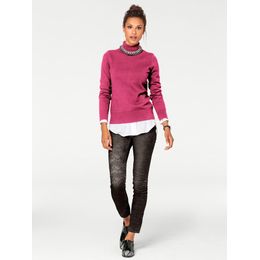 Heine Rollkragen-Pullover in pink | Gr.: 36