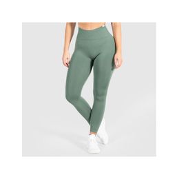 Smilodox Leggings Amaze Scrunch Pro in Olive | Gr.: L