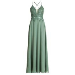 Vera Mont Abendkleid mit Stickerei in Light Aventurine | Gr.: 42