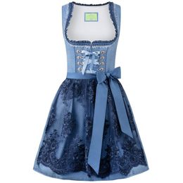 Stockerpoint Mini Dirndl "Beliva" in blau | Gr.: 38