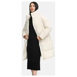Wintermantel Navahoo "Wolkenkuss 14", Damen, Gr. M (38), cream, Obermaterial: 100% Polyester. Innenfutter: 100% Polyester. Wattierung: 100% Polyester. &Auml;rmelfutter: 100% Polyester, Basic, gerade knieumspielend, &Auml;rmel ohne &Auml;rmelschlitz Rippb&uuml;ndchen, M&auml;ntel Wintermantel, Winter Steppmantel