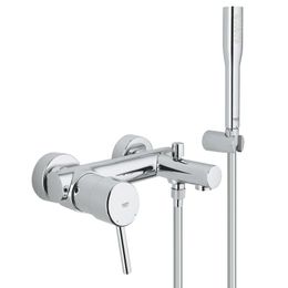 Grohe Concetto Aufputz-Wannenarmatur, Einhebelmischer, 32212001,