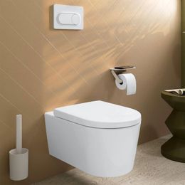 Hansgrohe LivaFine Toilette wandh&auml;ngend mit AquaHelix Flush L: 54 B: 36 cm, 61188450,