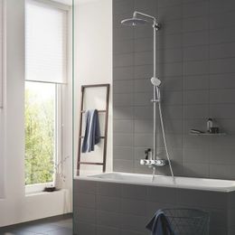 Grohe Euphoria SmartControl Aufputz-Duschsystem mit Wanneneinlauf, Thermostat, 26510000,