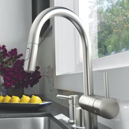 Grohe Minta K&uuml;chenarmatur, ausziehbar, schwenkbar, 32321DC2,