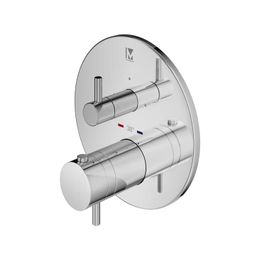 Mariner Eden coaxial round Thermostat f&uuml;r 3 Verbraucher, rund, EDE1803-CR,