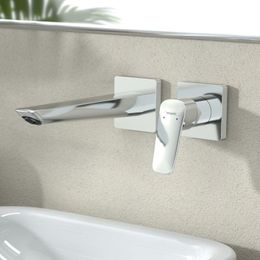 Hansgrohe Logis Waschtischarmatur, Wandmontage, 71256000,