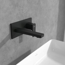 Villeroy & Boch Villeroy & Boch Architectura Square Waschtischarmatur, Wandmontage, TVW125003000K5,