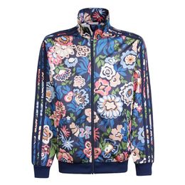 adidas originals Sweatjacke 'adidas originals x Liberty London Firebird' Jungen Größe 134 kitt / dunkelblau / grün / altrosa