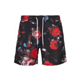 Urban Classics Badeshorts Herren Größe L mischfarben / schwarz
