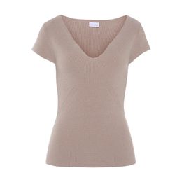 Lascana Pullover Damen Gr&ouml;&szlig;e S/M beige
