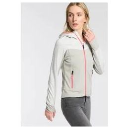 Funktionsjacke Killtec, Damen, Gr. 36, gr&uuml;n (helloliv), Obermaterial: 100% Polyester, Jacken Funktionsjacke, &Uuml;bergangsjacke, aus Polyester, w&auml;rmend
