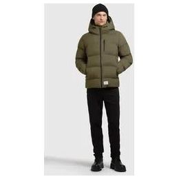 Steppjacke Khujo "SILAS3", Herren, Gr. XL, light moss gr&uuml;n, 100% Nylon, unifarben, regular fit h&uuml;ftlang, eingesetzt elastischer Bund mit Windstopper, Jacken Steppjacke