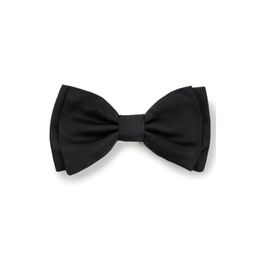 Fliege BOSS "H-BOW TIE", Herren, schwarz (schwarz 001), Web, Seide, unifarben, Fliegen, aus reiner Seide