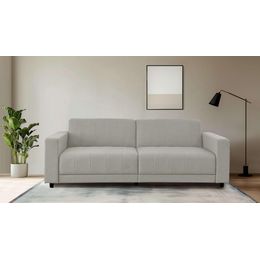 3-Sitzer DOREL HOME, B:225cm H:82cm T:91cmcappucine, 100% Polyester, Sofas, "Allie II Schlafsofa 225 cm", Bett-Funktion (108/190cm), Rückenlehne
