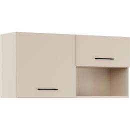 Mehrzweckschrank-Set IMPULS KÜCHEN "Warschau", grau (kieselgrau mit vintage eiche, nachbildung), B:120cm H:57,9cm T:34,5cm, Dekorfolie, Holzwerkstoff, Kastenmöbel-Sets, Vielfältige Varianten verfügbar; kombinierbar mit anderen Artikeln
