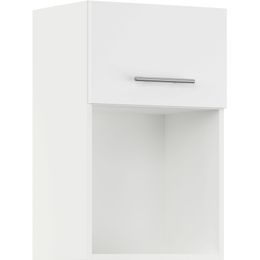 Klapphängeschrank IMPULS KÜCHEN ""Prag und Valencia", Breite/Höhe: 45/72,3 cm", weiß, B:45cm H:72,3cm T:34,2cm, Dekorfolie, Holzwerkstoff, Schränke, vormontiert, mit Soft-Close, mit Klapptür und offener Nische