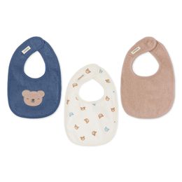 Lätzchen HUGGIES BABYWEAR "HGHB 3PK BIBS", Baby, huggies vintage indigo, Baumwollmischung, Lätzchen, mit Bärchenmotiv