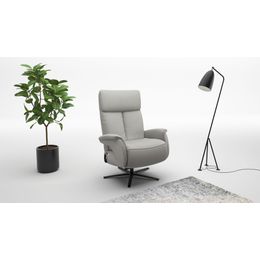 Sit & More TV-Sessel SIT & MORE "Triple Seven Xtra large, bis 200kg belastbar, mit Herz-Waage Funktion", grau (light grau), B:86cm H:111cm T:86cm, Sessel, inkl. Kopfteil- & Drehfunktion, wahlweise mit Akku und Aufstehhilfe