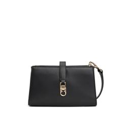 Tommy Hilfiger Damen Umhängetasche "TH LIBRE MINI CROSSOVER"schwarz, Lederimitat, Taschen, Damen Schultertasche, Clutch mit elegantem