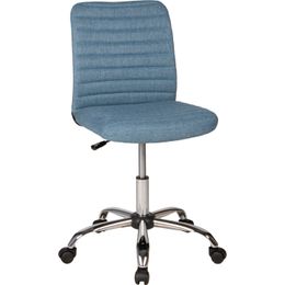 Bürostuhl Duo Collection "Milo", blau, B:54cm H:84cm T:54cm, Metall, Nylon, Stühle
