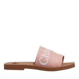 Chlo&eacute; Chlo&eacute; Slipper & Pantoletten - Woody Flat Mule - Gr. 36 (EU) - in Gold - f&uuml;r Damen