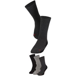 Basicsocken Apollo "THERMAL/TRACKING SOCKS", Herren, Gr. 47-48, bunt (multi grau), Obermaterial: 60% Polyamid, 40% Wolle, unifarben, elastisch, Socken, Unisex mit w&auml;rmenden Merinowoll-Anteil