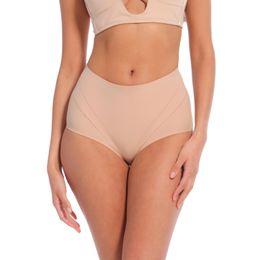 Shapingslip MAGIC BODYFASHION "Dream Shaper Brief", Damen, Gr. XXL, braun (cappucchino), Obermaterial: 75% Polyamid, 25% Elasthan, unifarben, k&ouml;rpernah, Unterhosen, weiches Material mit atmungsaktivem Design