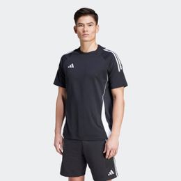 Trainingsshirt adidas Performance "TIRO24 SWTEE", Herren, Gr. XL, schwarz-weiß (schwarz, weiß), Obermaterial: 100% Baumwolle, normal, Rundhals, Shirts