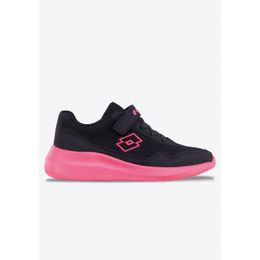 Sneaker Lotto, Mädchen, Gr. 32, bunt (navy, pink), Synthetik, Textil, Schuhe, - in kinderfußgerechter Passform