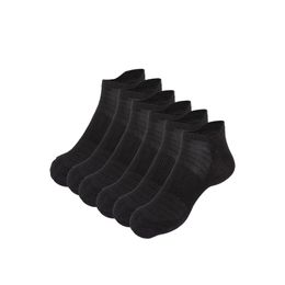 F&uuml;&szlig;linge Apollo, Herren, Gr. 35 (38), schwarz, Obermaterial: 70% Viskose, 22% Polyethylen, 6% Polyamid, 2% sonstige Fasern, Socken, Sneakersocken mit Fersenlasche, Bambus, Komfort und perfekten Passform