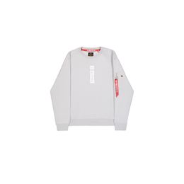 Sweater Alpha Industries "Alpha PP Sweatshirt", Herren, Gr. XL, grau (pastel grau), Obermaterial: 80% Baumwolle, 20% Polyester, regular fit, Sweatshirts Sweater