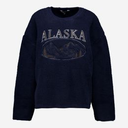 Brave Soul Dunkelblaues Sweatshirt mit Alaska-Motiv