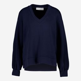 Dunkelblaue Sweatshirt mit V-Ausschnitt