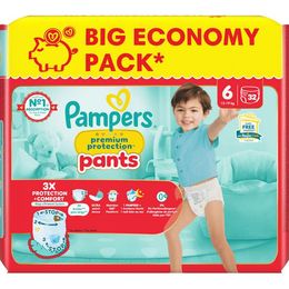 Pampers Baby Pants Premium Protection Gr.6 XL (13-19kg), Big Pack