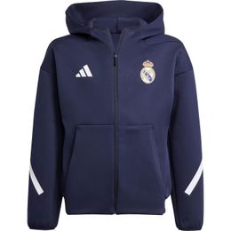 Adidas Real Madrid 25/26 Trainingsjacke Kinder - blau - Gr. 176