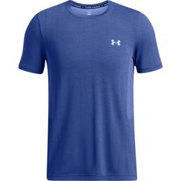 Under Armour Vanish Funktionsshirt Herren - blau - Gr. S - Polyamid/Polyester