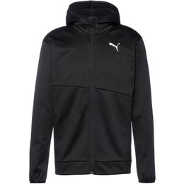 Puma Train All Day Pwrfleece Trainingsjacke Herren - schwarz - Gr. S - Polyester
