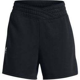 Under Armour Rival Terry Sweatshorts Damen - schwarz - Gr. XS - Baumwolle/Polyester