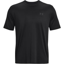Under Armour Tech Vent Funktionsshirt Herren - schwarz - Gr. S - Polyester/Elastan