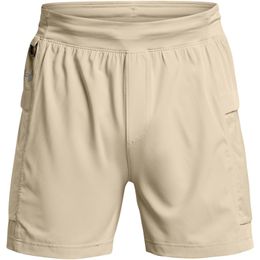 Under Armour Run Trail Laufshorts Herren - beige - Gr. XXL - Polyester/Elastan