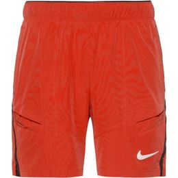 Nike Advantage Tennisshorts Herren - rot - Gr. S - Polyester/Elastan